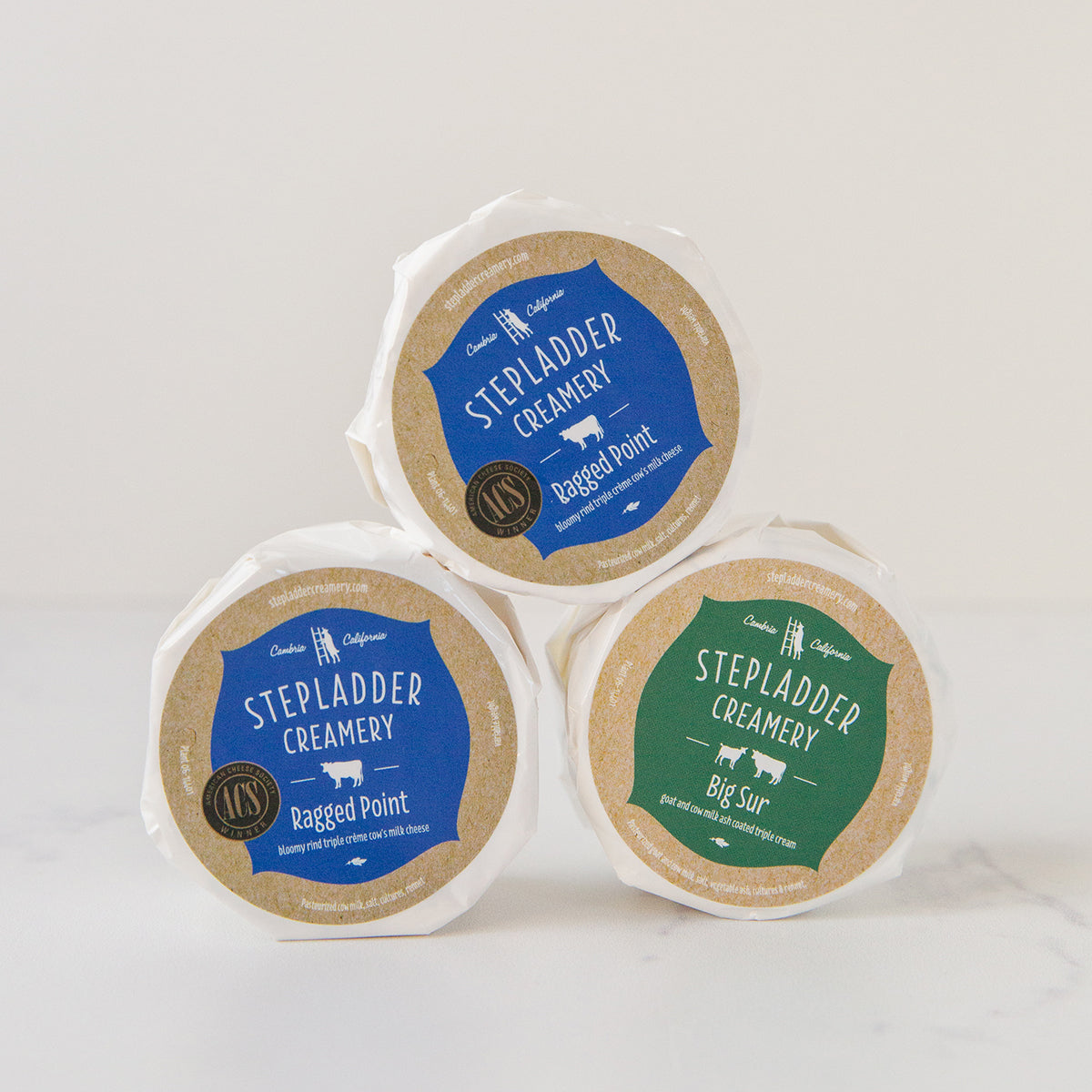 Triple Crème Trio - Cheese Variety Pack – Stepladder Ranch & Creamery